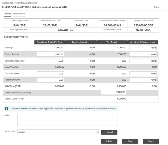Creating an Application