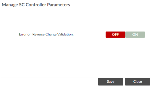 SC Controller Parameters