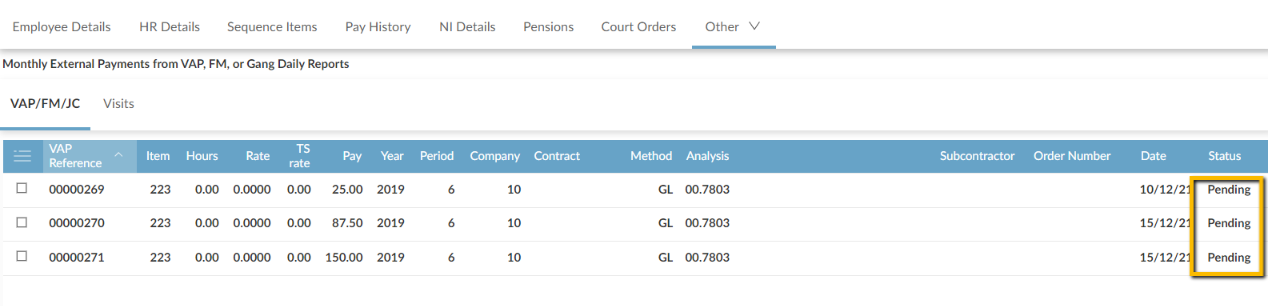 Payroll Troubleshooting