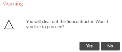 Subcontractors Onboarding